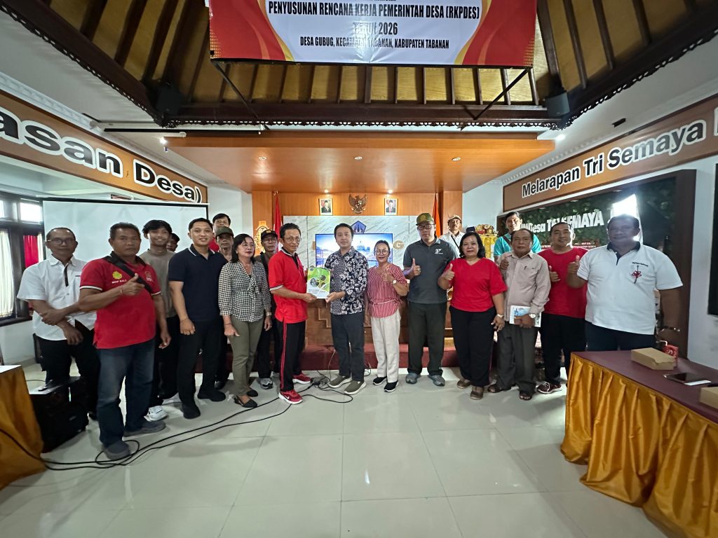 PUPAR Bangun Fondasi Pengembangan Pariwisata di Desa Gubug, Tabanan ...
